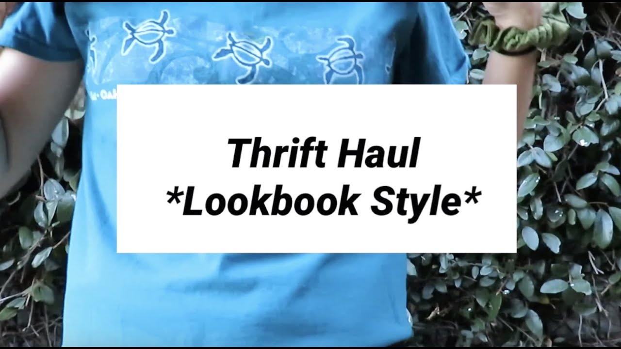 Thrift Haul Lookbook// Calista Marie - YouTube