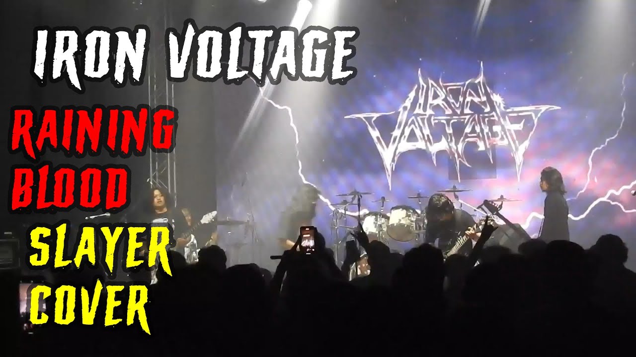 IRON VOLTAGE - Raining Blood (SLAYER Cover) Live at High Octane Denim ...