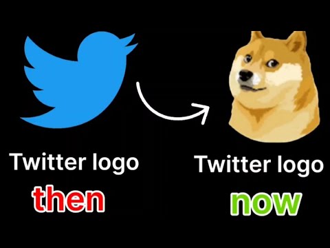 Twitter logo changed | Dogecoin will rise ? | Twitter logo changed to ...