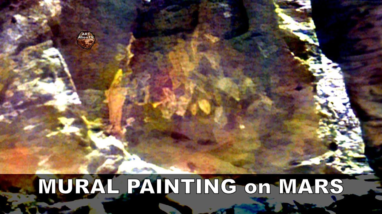 MURAL PAINTING Found on MARS - Ancient Fresco - ArtAlienTV - YouTube
