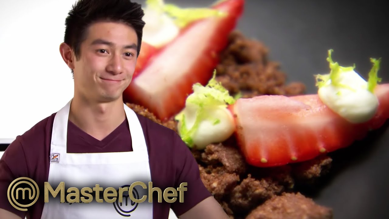 Reynold Poernomo's Chocolate Crumble Dessert | MasterChef Australia ...