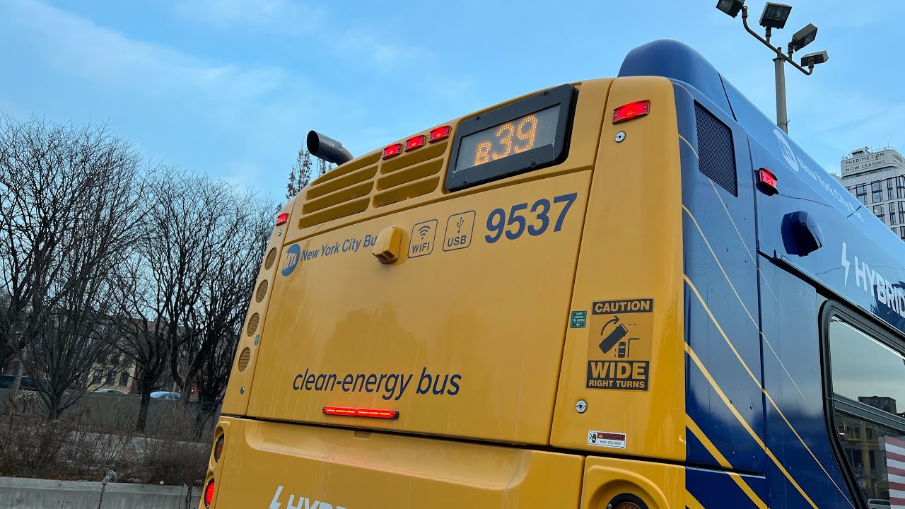 MTA: On Board 2021 NFI XDE40 Hybrid Xcelsior #9537 On The B39 Bus Via ...