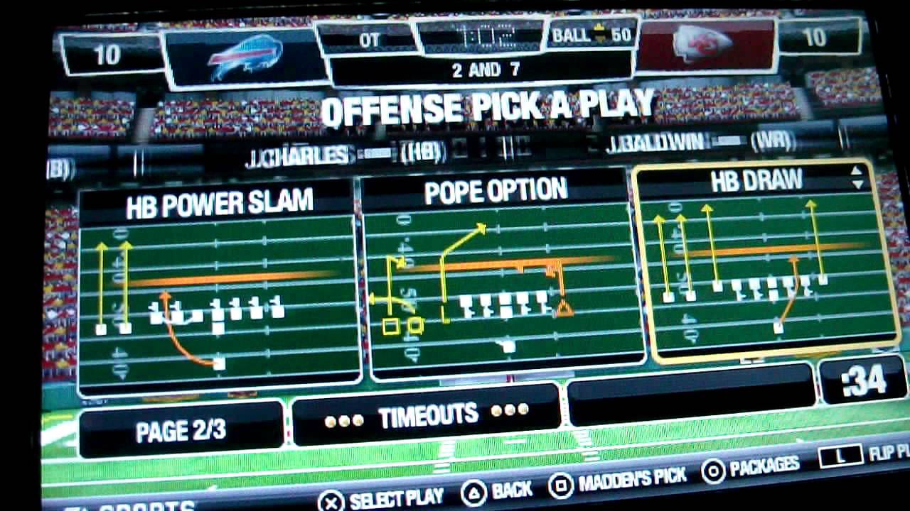Gameplay Madden NFL 12 PSP ( HD) - YouTube