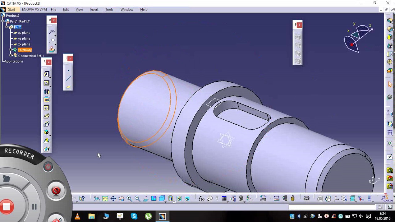 Catia_tutorial_7 - YouTube