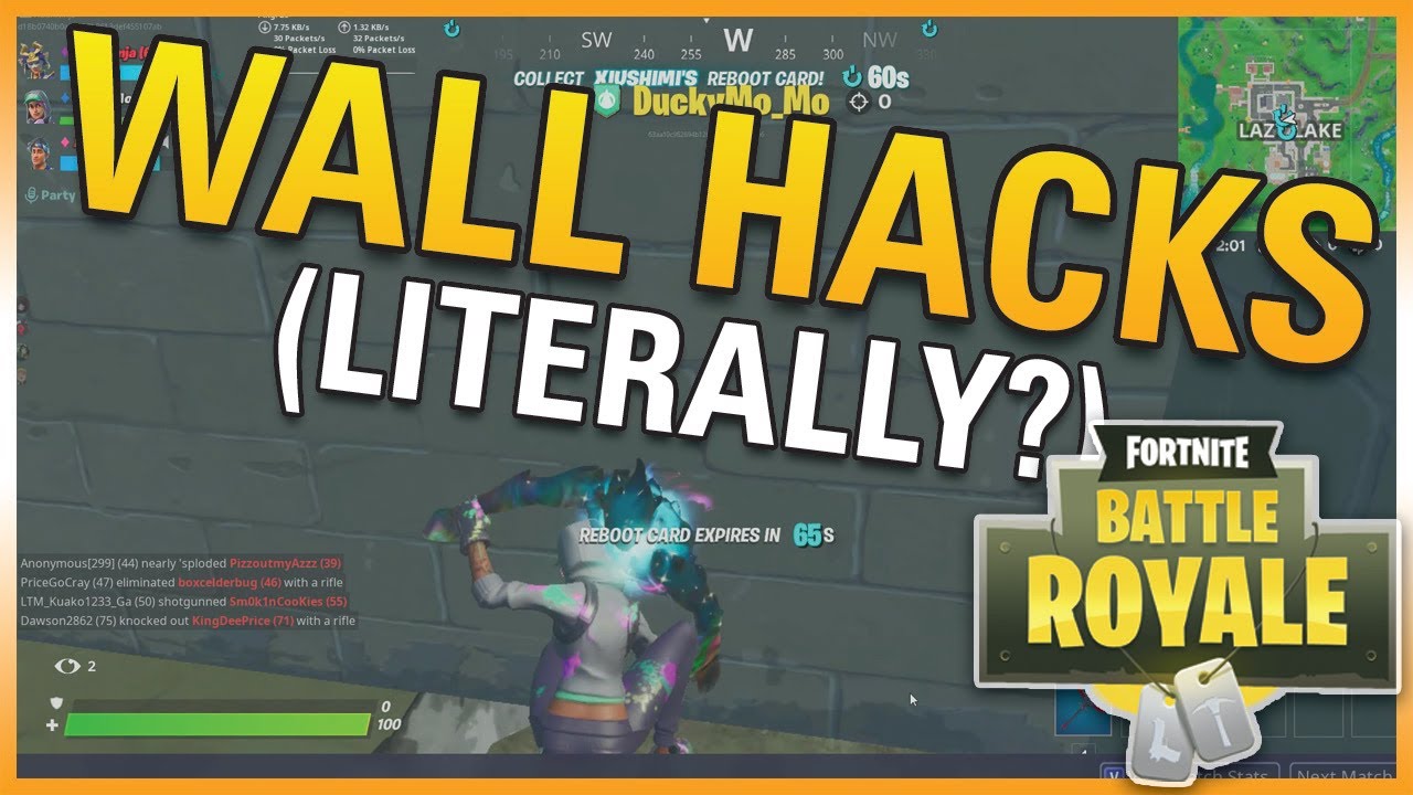 Wallhacks (Literally?) in FORTNITE! (And other games) - YouTube