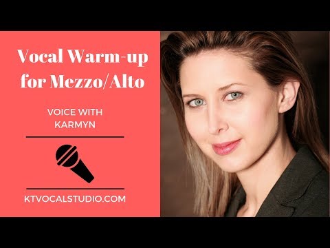 Vocal Warm-ups for Mezzo/Alto
