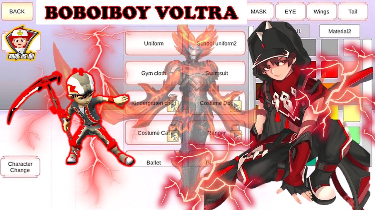 Ada Karakter Baru BOBOIBOY KUASA TAHAP 3 "VOLTRA" di | Sakura School ...