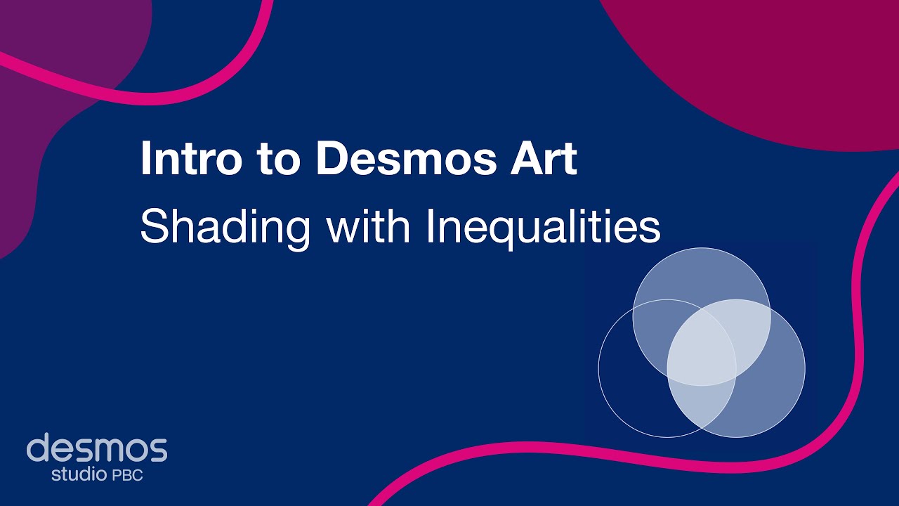 Intro to Desmos Art - Shading with Inequalities - YouTube