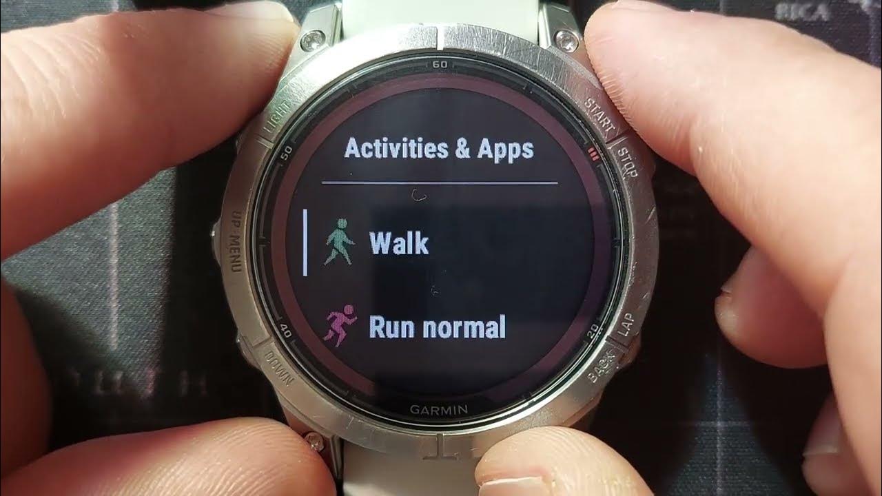 Garmin Fenix 7 Pro Tutorial - 14. Activities and Apps settings - YouTube