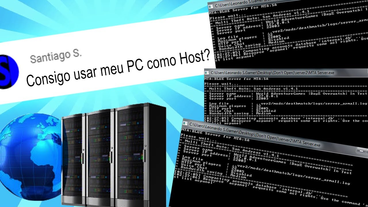 Tem como usar SEU PC como HOST? - YouTube