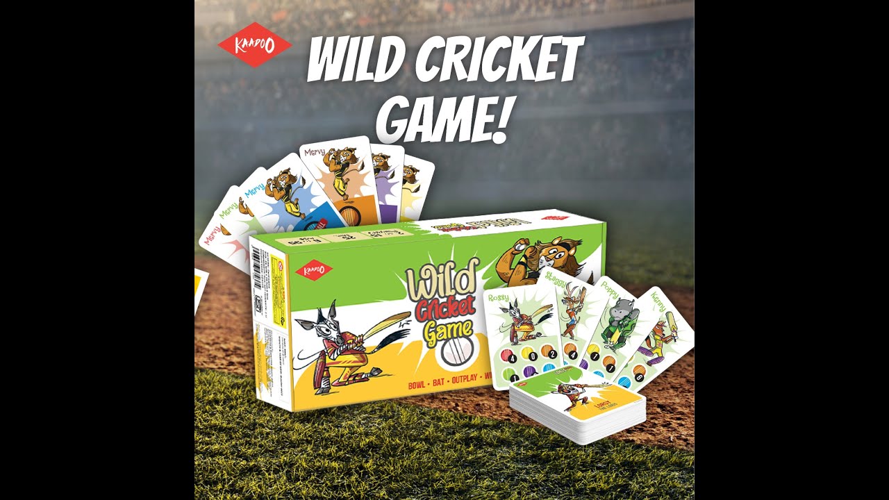 Wild Cricket Game - JUNGLY World Cup Cricket Card Game (Teaser) - YouTube