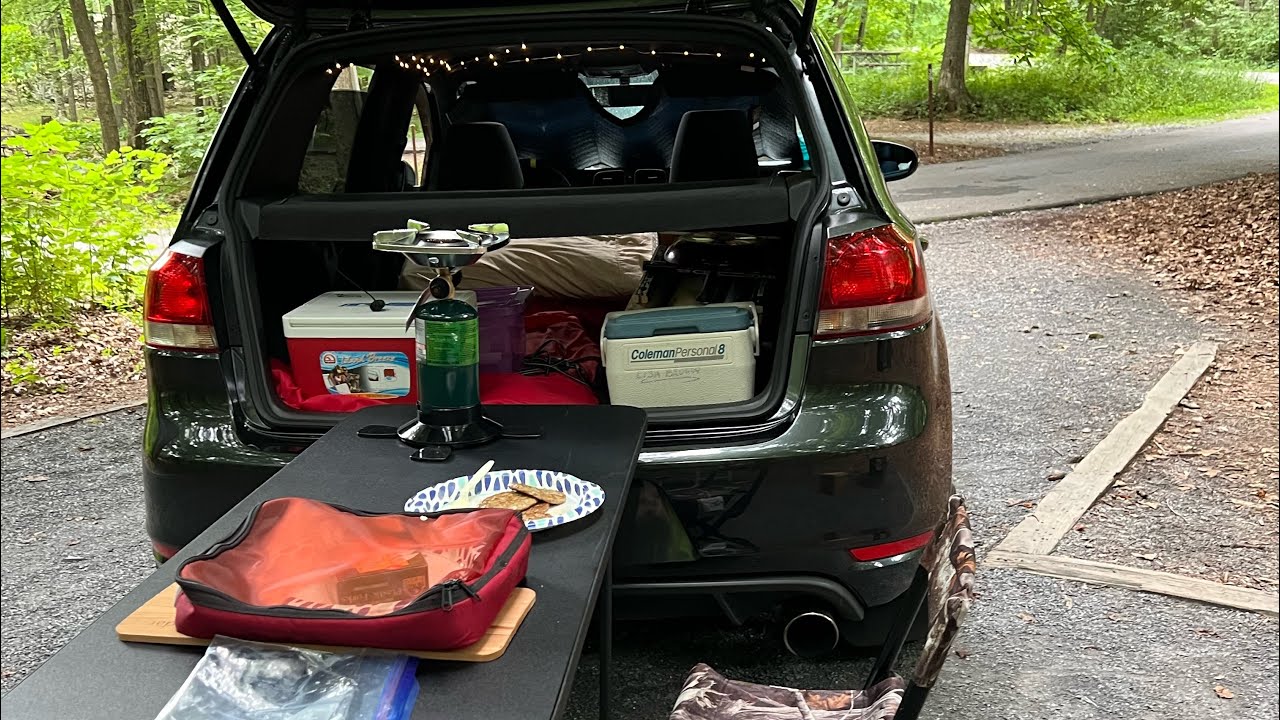 Mk6 Gti Camping Setup 🏕️ #yt #fyp #vw #volkswagen #camping #mk6gti # ...