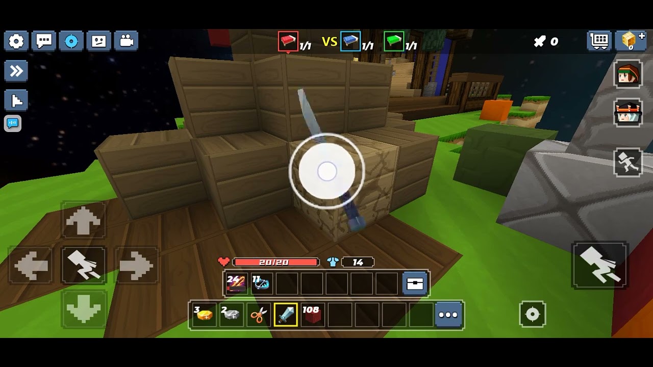 1v2 bed wars fight - YouTube