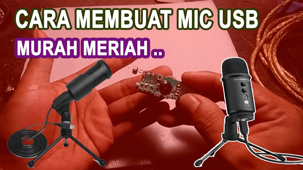 Cara membuat mic condenser USB murah meriah - YouTube