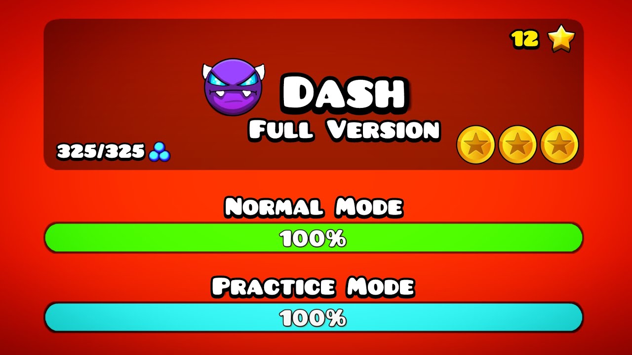 “Dash Full Version” by SwitchStepGDYT | Geometry Dash - YouTube