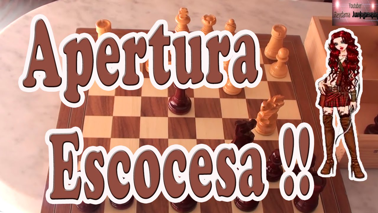 Apertura Escocesa Fallo en la apertura, Ajedrez, Chess - YouTube