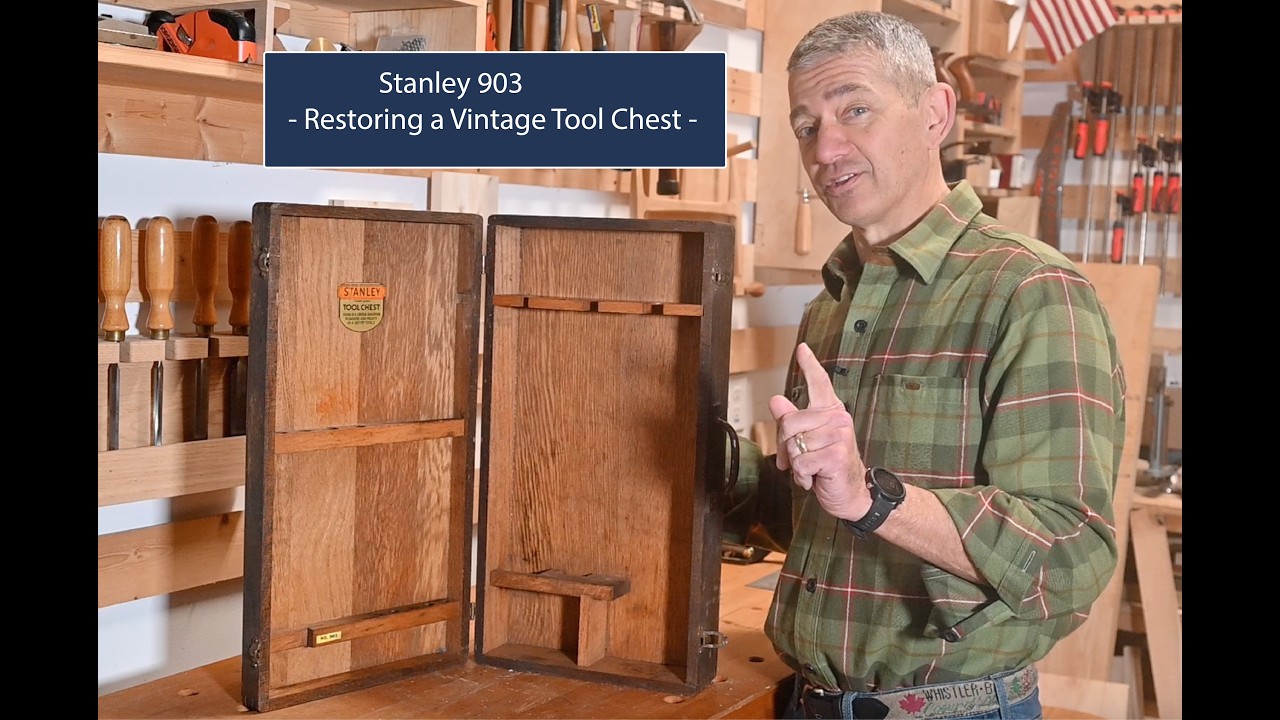Restoring a 100 Year Old Stanley Carpenters Tool Chest. Vintage Tool ...