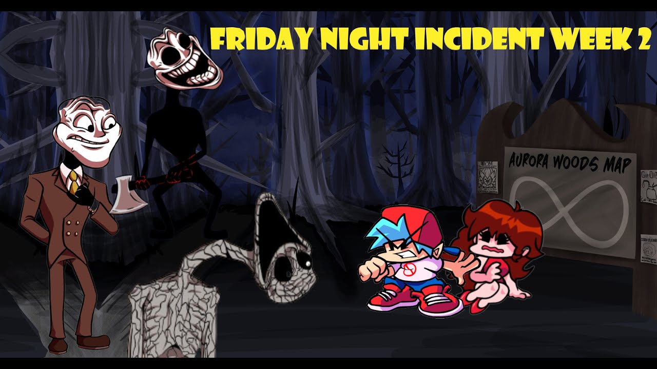 Friday Night Incident Week 2 Demo all (FNF Mod) - YouTube
