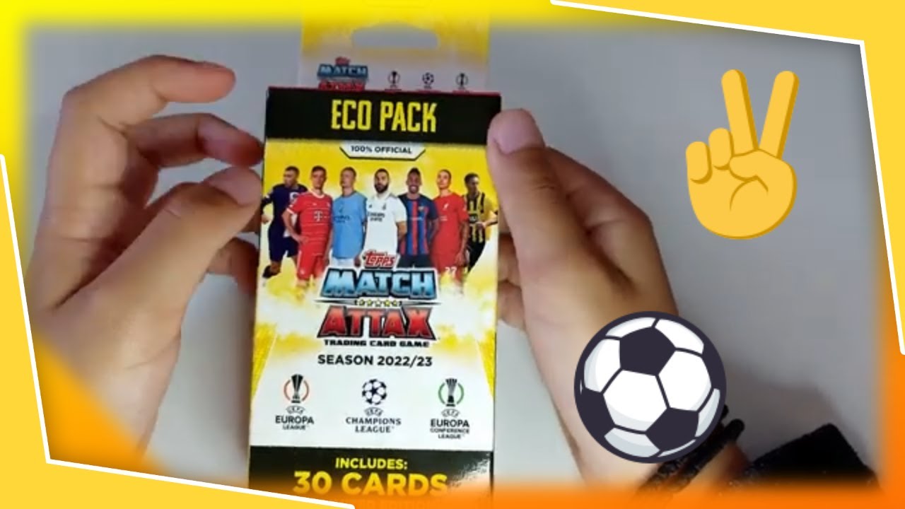 New Topps Match Attax Pack Unboxing For 2022/23 Football Card Game eco ...
