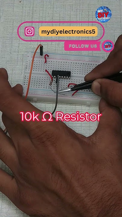How To Make Logic Not Gate Project Using Breadboard | Using NPN Transistor | With Truth Table ...