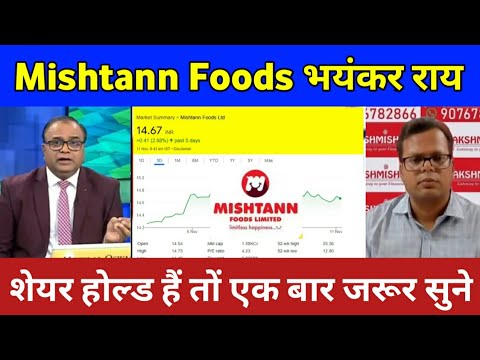 Mishtann Foods Share Latest News | Mishtann Foods Share Analysis ...