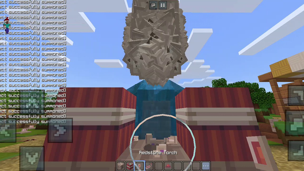 How to make a nuke in Minecraft!!! Command block only (No Mods and ...