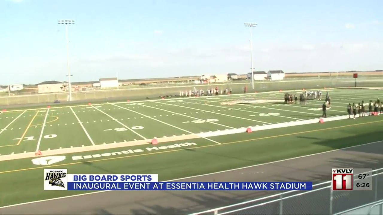 Sports Horace holds inaugural event at Hawk stadium - YouTube