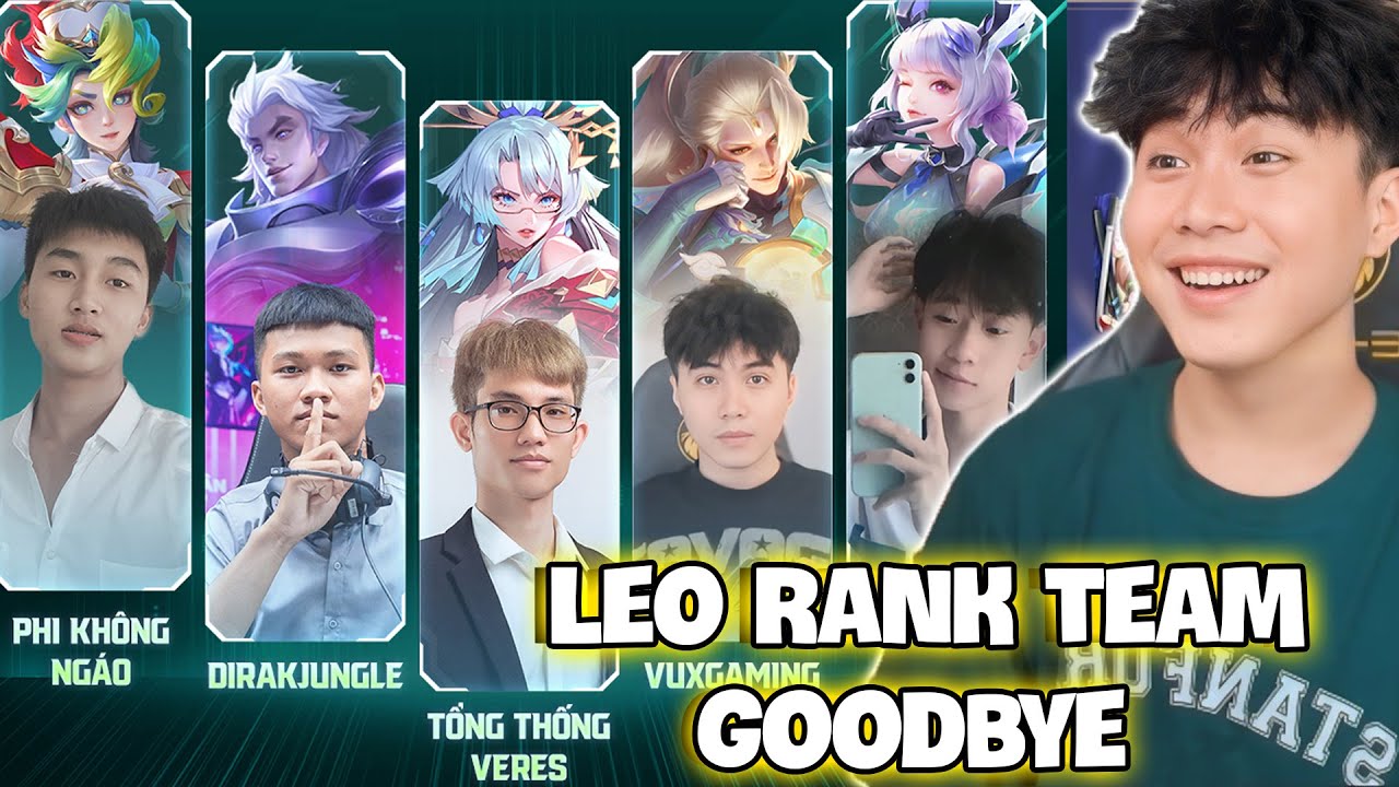 VUX MỘT NGÀY LEO RANK VỚI TEAM GOODBYE TRƯỚC THỀM GIẢI ĐẤU SIÊU SAO ...