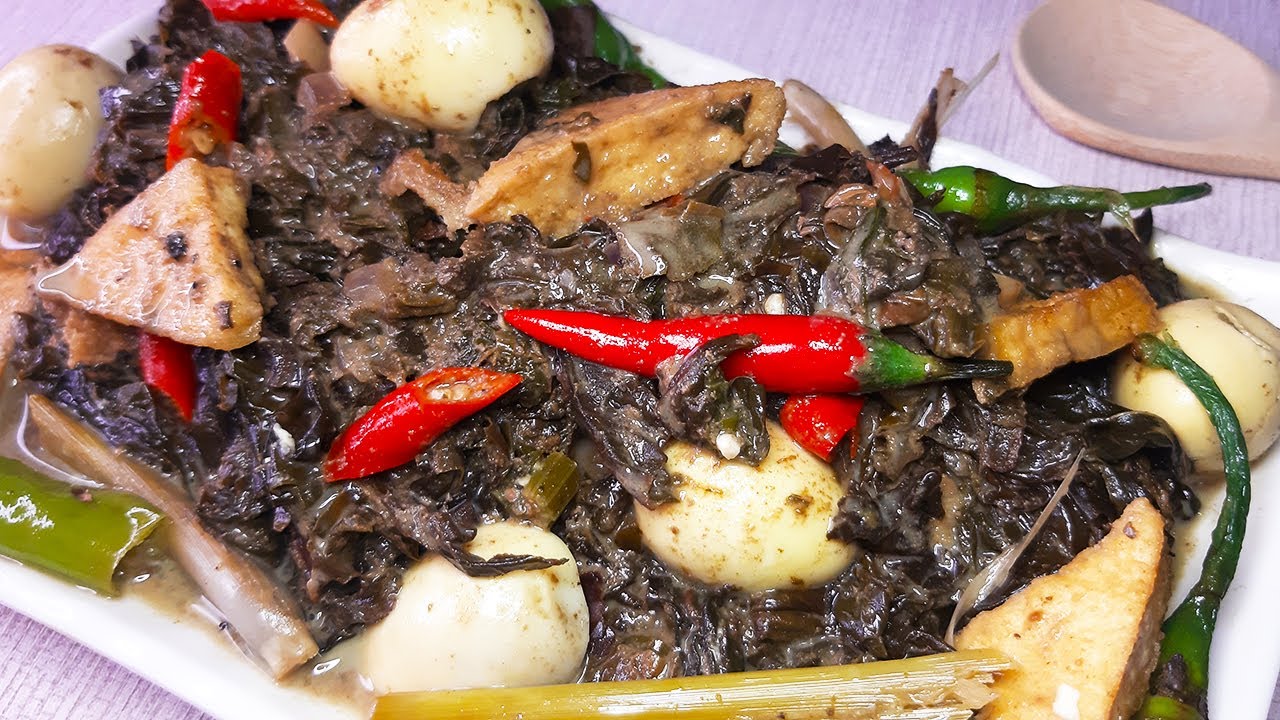 What Makes This Laing Recipe So SPECIAL? Taro Leaves in Coconut Milk ...