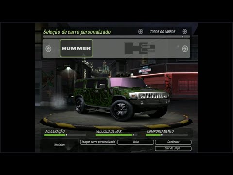 Need For Speed Underground 2 - Hummer H2 Camuflado (Drag Race) - YouTube