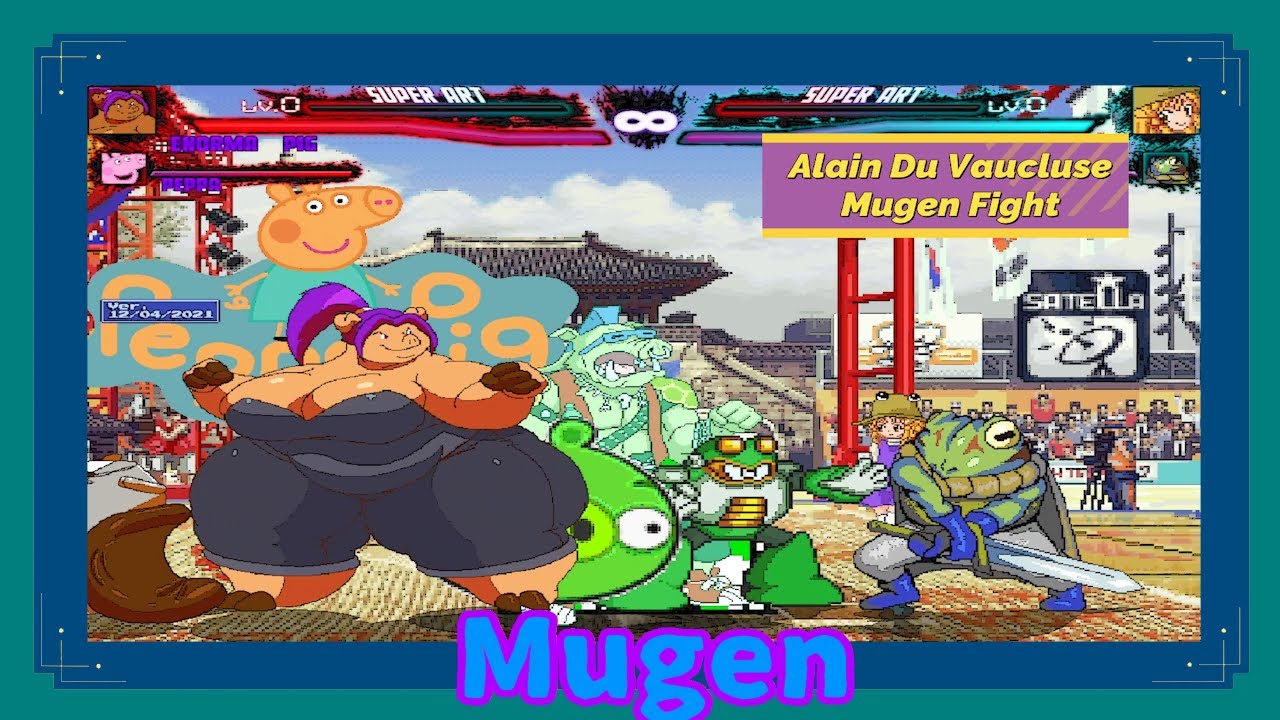 Mugen : Pig Team Vs Frog Team (Request) - YouTube