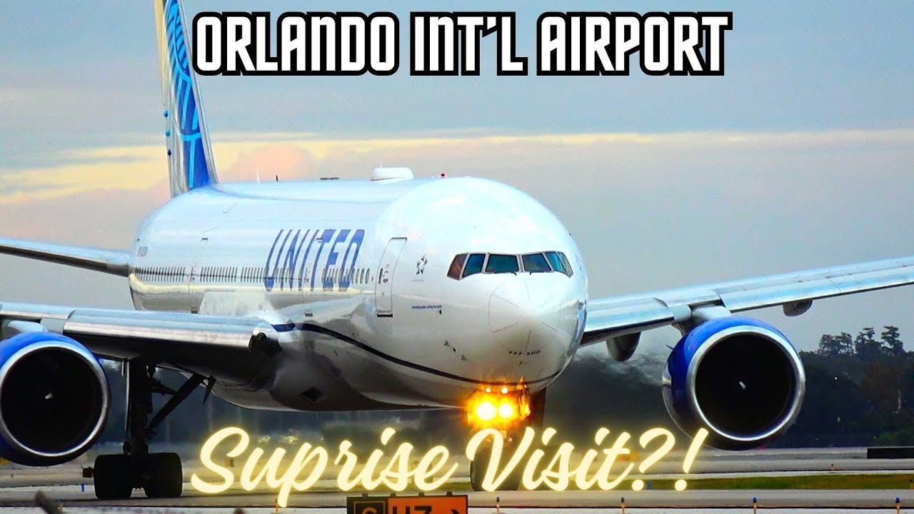 (4K) SURPRISE VISIT | 11/4/23 | PLANE SPOTTING | ORLANDO INTL AIRPORT # ...