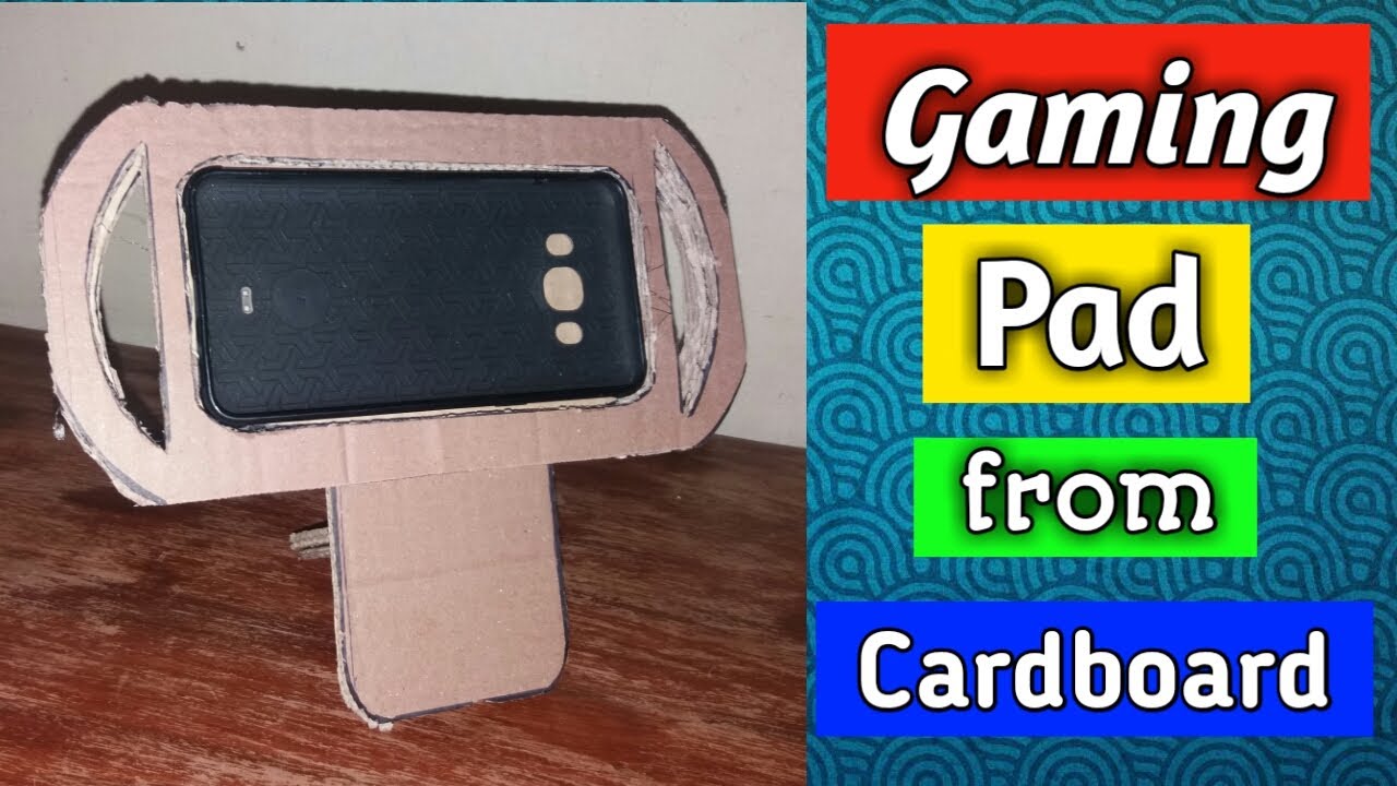 How to make Gaming pad from Cardboard.... - YouTube