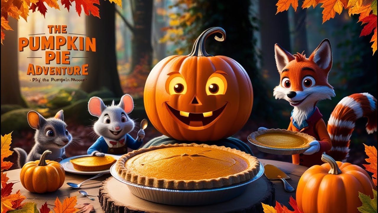The Pumpkin Pie Adventure | Fun Pixar-Style Animation for Kids # ...