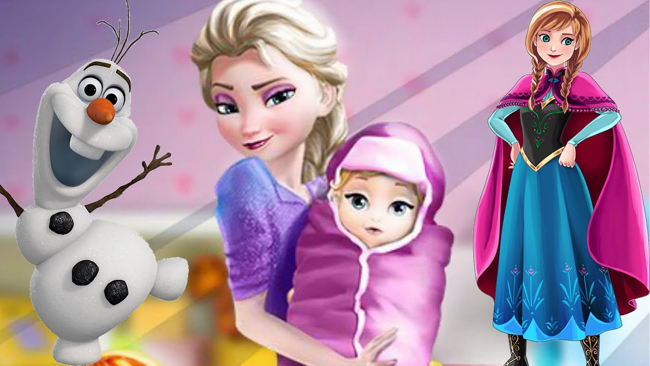 Game Frozen Baby - Elsa New Born - Nascimento do bebê Frozen - Full HD ...