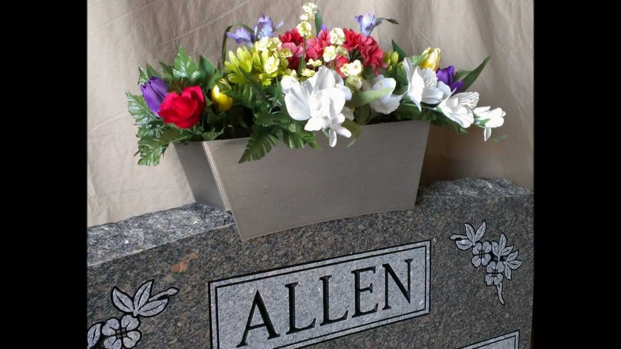 New Stainless Steel Flower Boxes for Monuments - YouTube