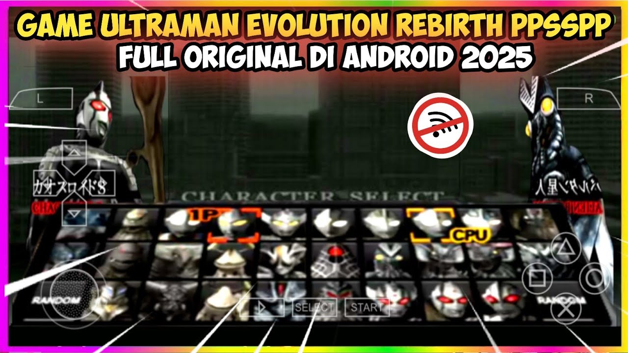 Main Ultraman Fighting Evolution Rebirth PPSSPP Full Character Offline ...