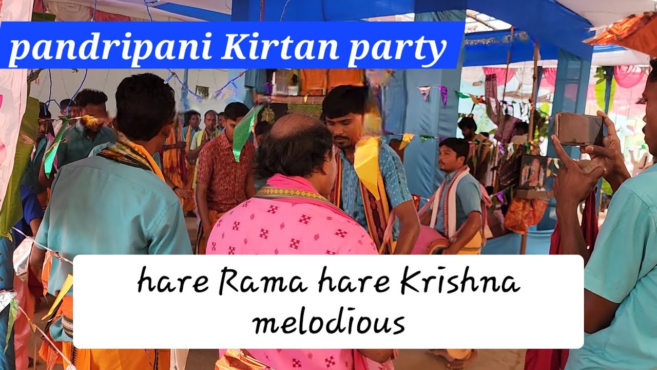 Pandripani Kirtan party Raigarh || hare Krishna hare Rama kirtan jurda ...
