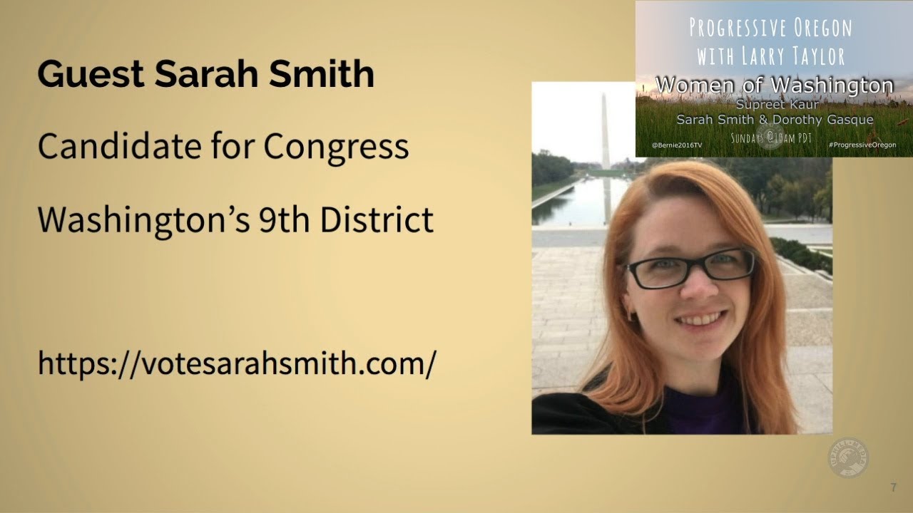 Sarah Smith - Candidate Washington Congressional District 9 on ...