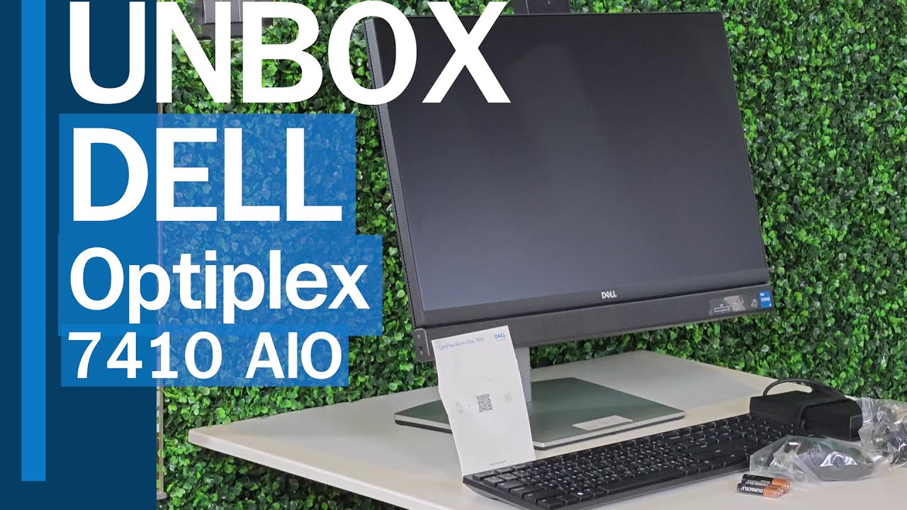 แกะกล่อง DELL Optiplex 7410 AIO Unbox - YouTube