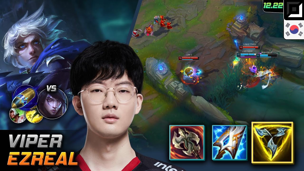 Viper Adc Ezreal Build Trinity Force First Strike - Viper Ezreal Match ...