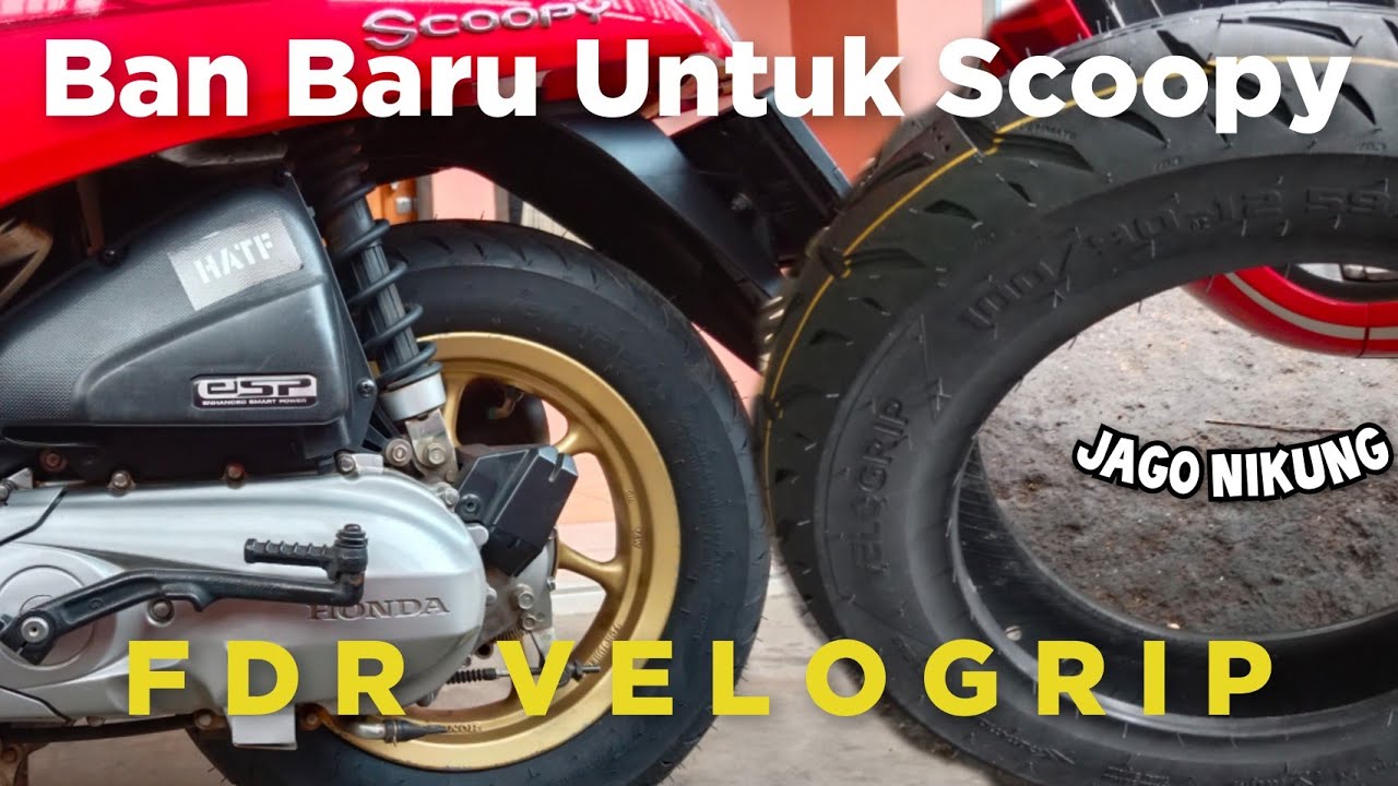 UNBOXING + REVIEW BAN FDR VELOGRIP UNTUK SCOOPY | ENAK NIKUNG TAJAM ...