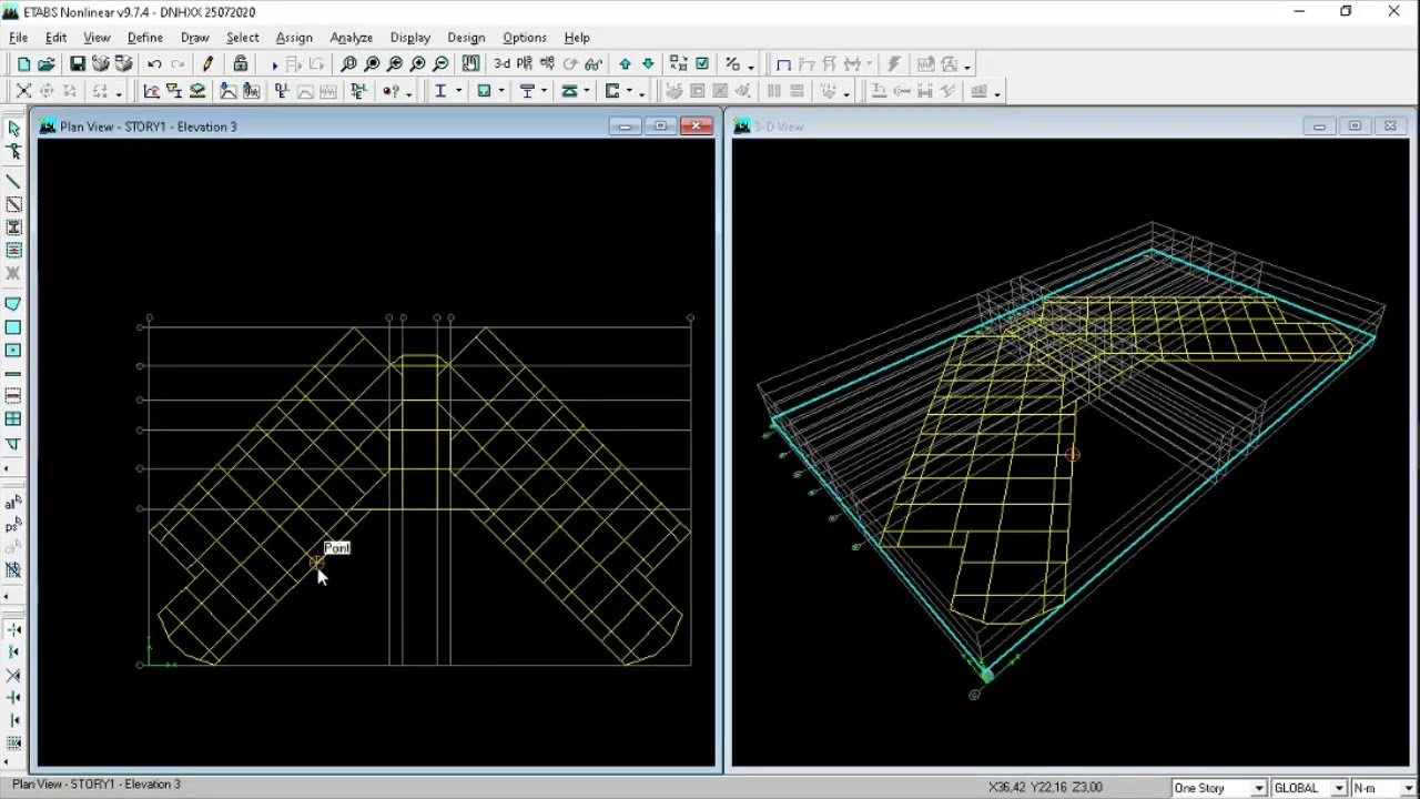 Membuat Grid Pada Bidang Miring - YouTube