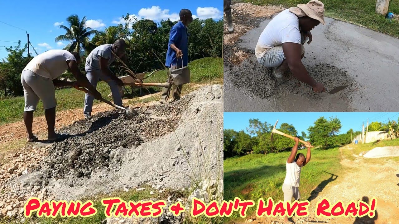 Taxpayers Have to Fix Road without Government Help - YouTube
