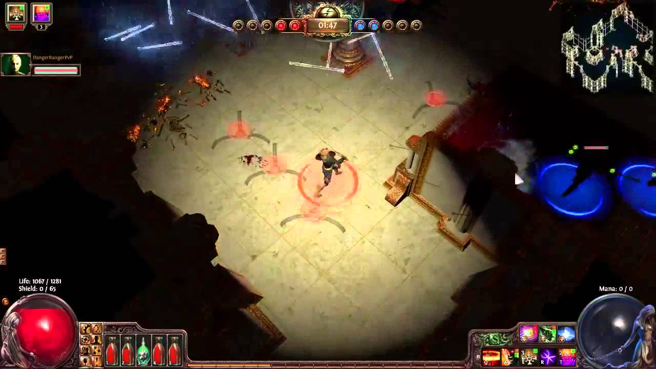 Path of Exile Low Level PvP 2v2s - Viper/Puncture 2 - YouTube
