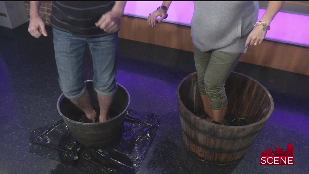 Grape Stomp Saturday! - YouTube