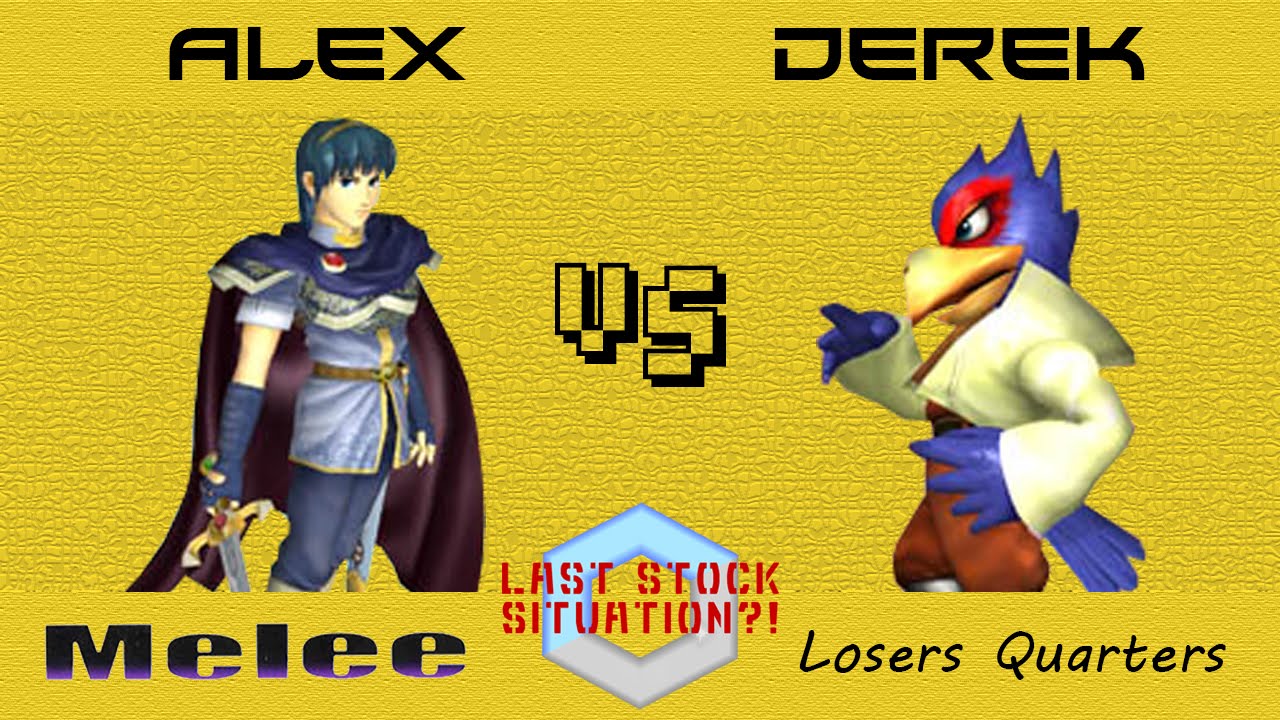 Last Stock Situation - Losers Quarters - Derek (Falco) vs Alex (Marth ...