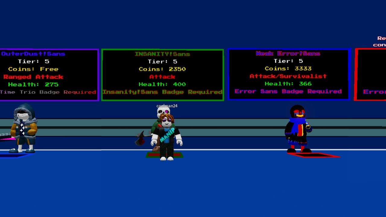 Roblox UT Soul OPs Boss Rush: Extended beating fatal error - YouTube