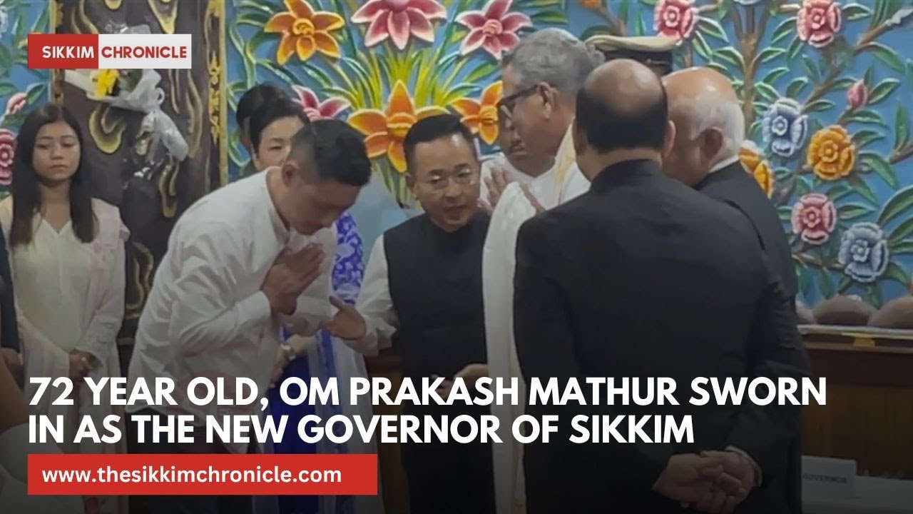 72 year old, Om Prakash Mathur sworn in as the new Governor of Sikkim ...