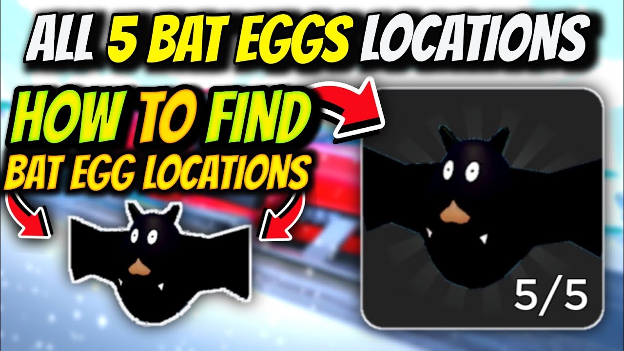 How To Find All 5 BAT EGGS Locations In Car Dealership Tycoon Egg Hunt ...